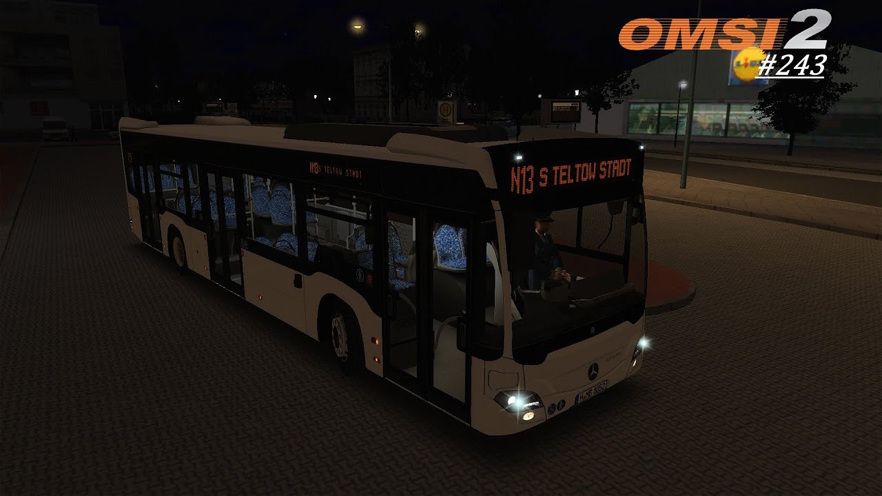 Lets Play Omsi 2 #243 Berlin BRT Auf der Linie N13 [HD][GER] - YouTube
