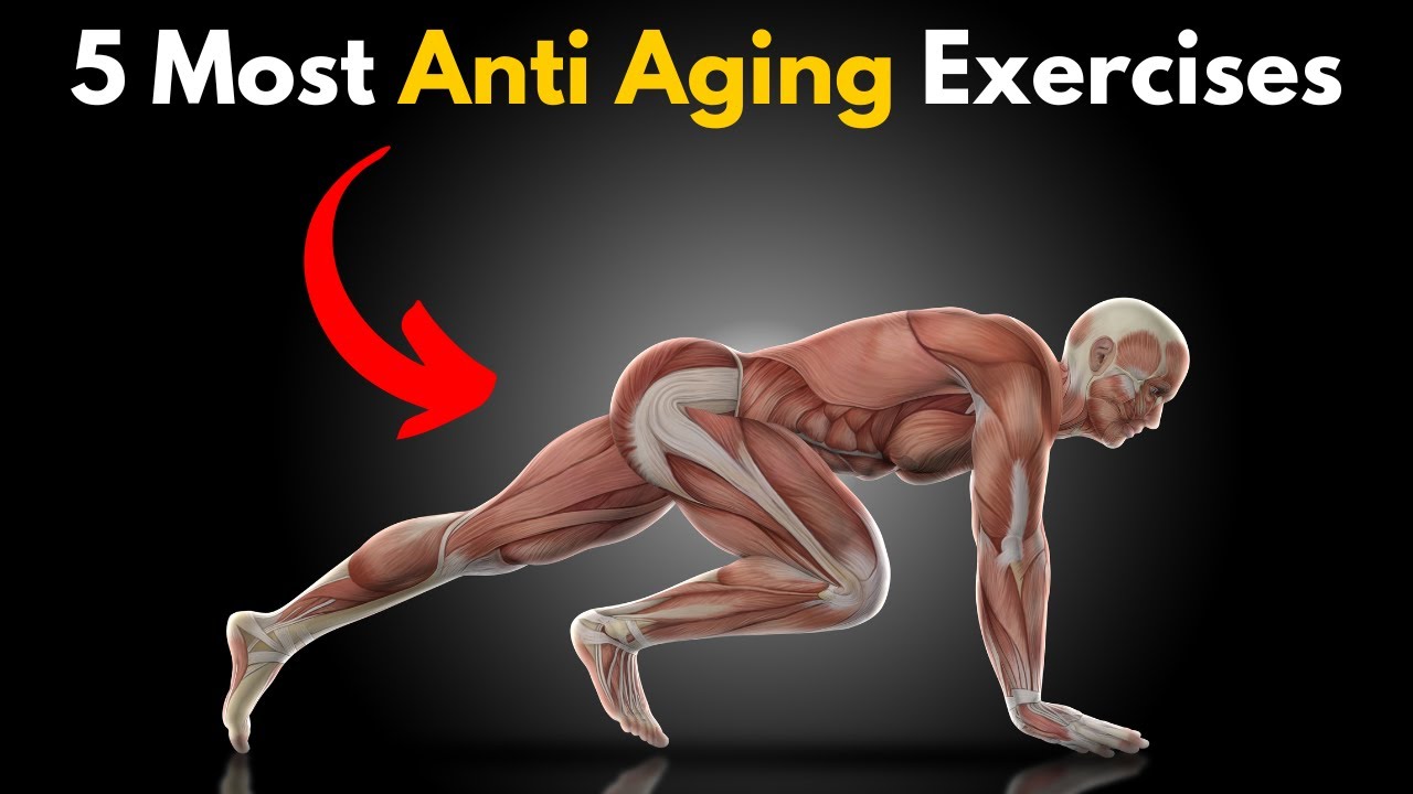 5 Most Anti Aging Exercises - YouTube