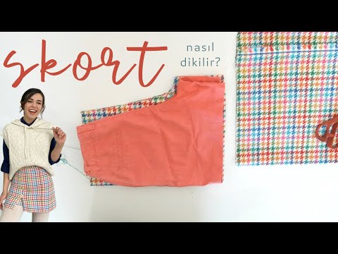 PRATİK ŞORT ETEK NASIL DİKİLİR? | Damla Toral