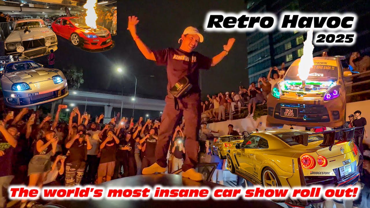 RETRO HAVOC 2025: The World's Most Insane Car Show Roll Out As Even ...