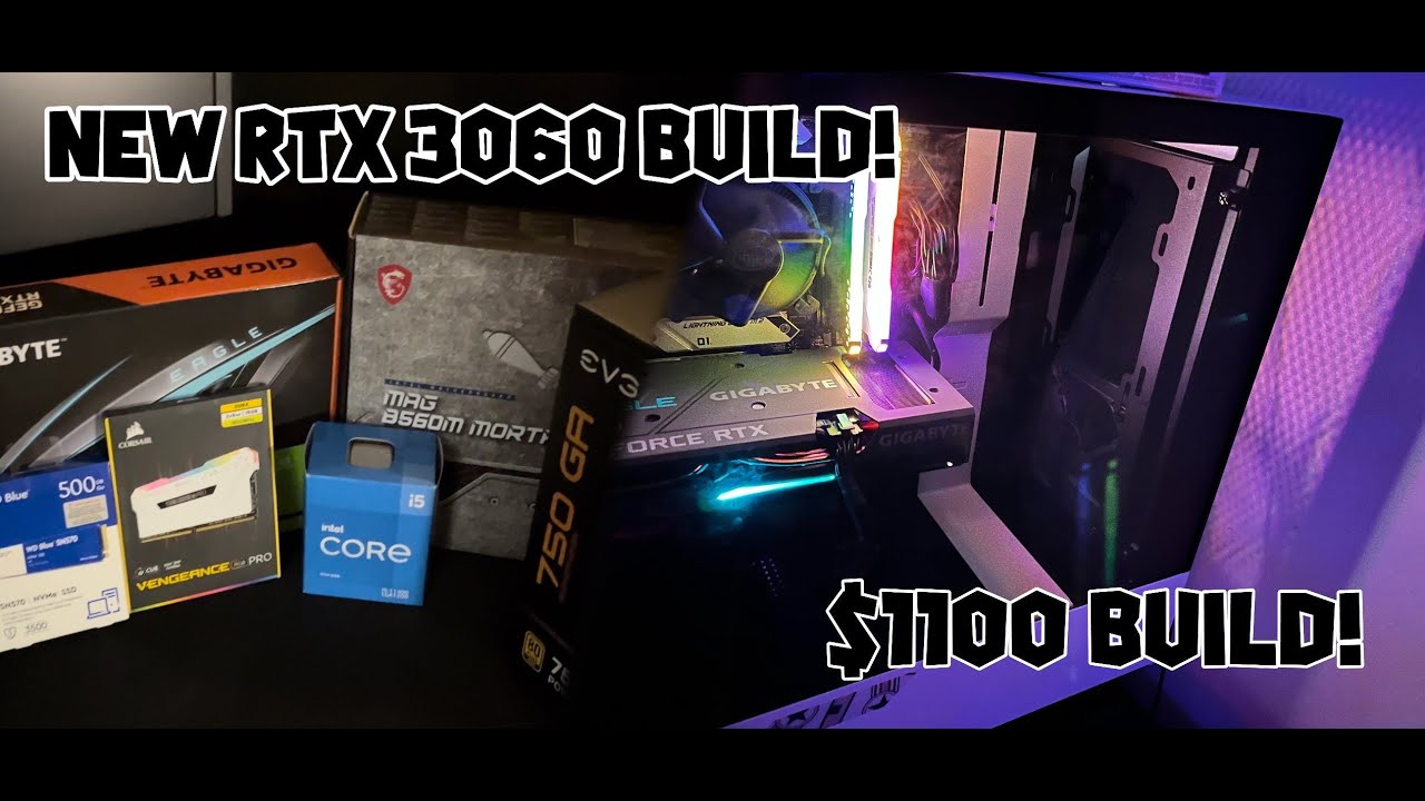 NEW RTX 3060 PC BUILD! (Timelapse) - YouTube
