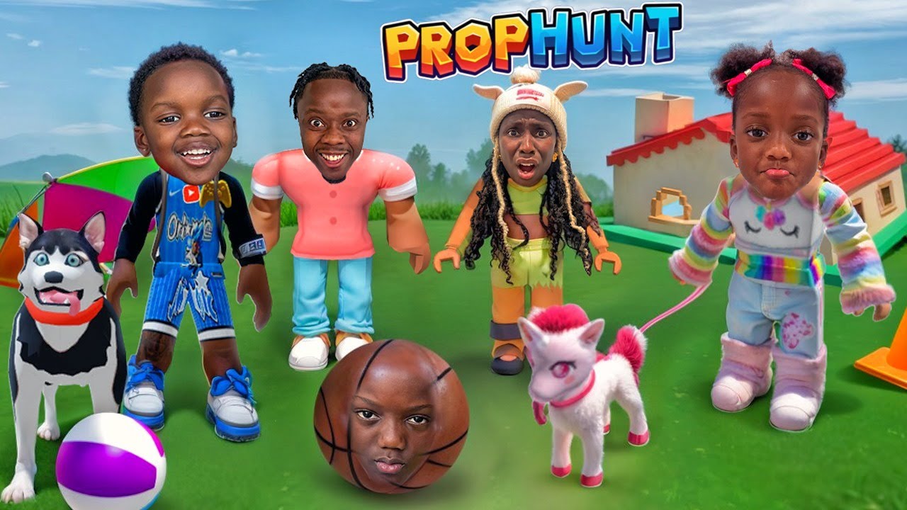 Roblox PROP HUNT! Family Hide and Seek (SFG Gaming) - YouTube