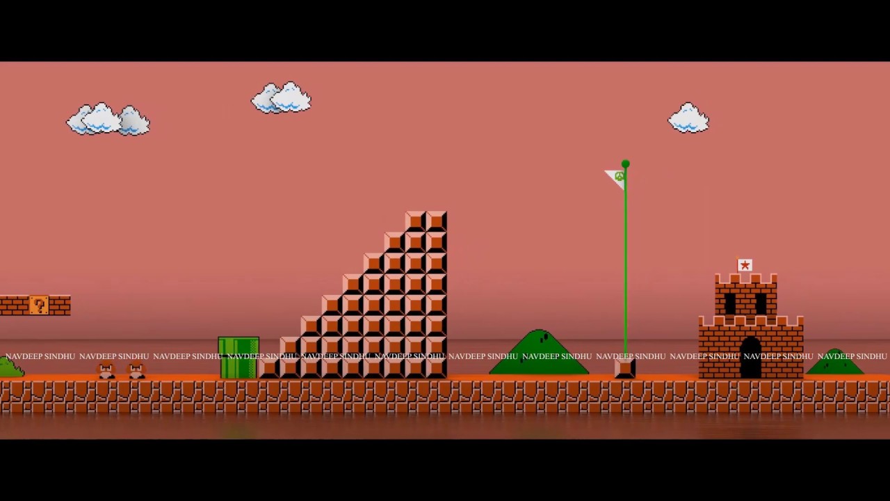 Super Mario Bros. (1985) | Full Game design | Level-1 | Part-1 - YouTube