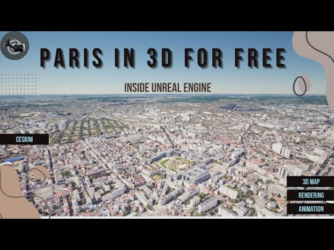 I Got a FREE 3D Map of Paris & Turned It Into a Cinematic Unreal Engine ...
