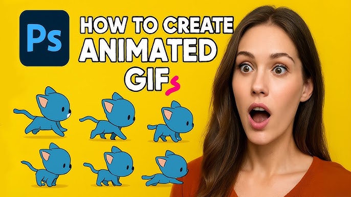 How To Make An Animated Gif In Photoshop Tutorial