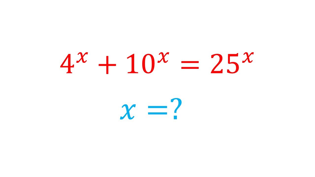 Nice Algebra Math Simplication| Find the Value of X|Math Olympiad ...