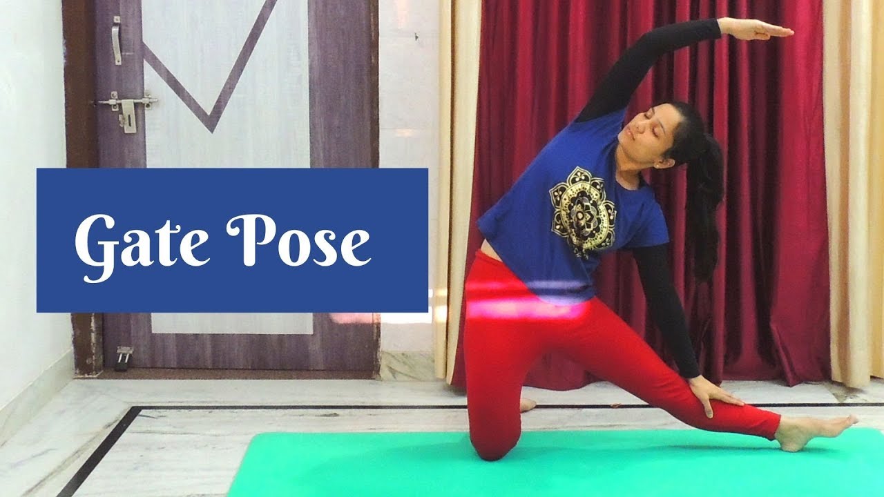 Gate Pose (Parighasana) | Foundations of Yoga | Indian Yoga With Dolly ...