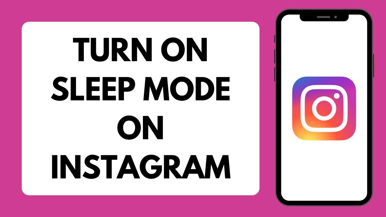 How To Turn On Sleep Mode On Instagram (Full Tutorial) - YouTube