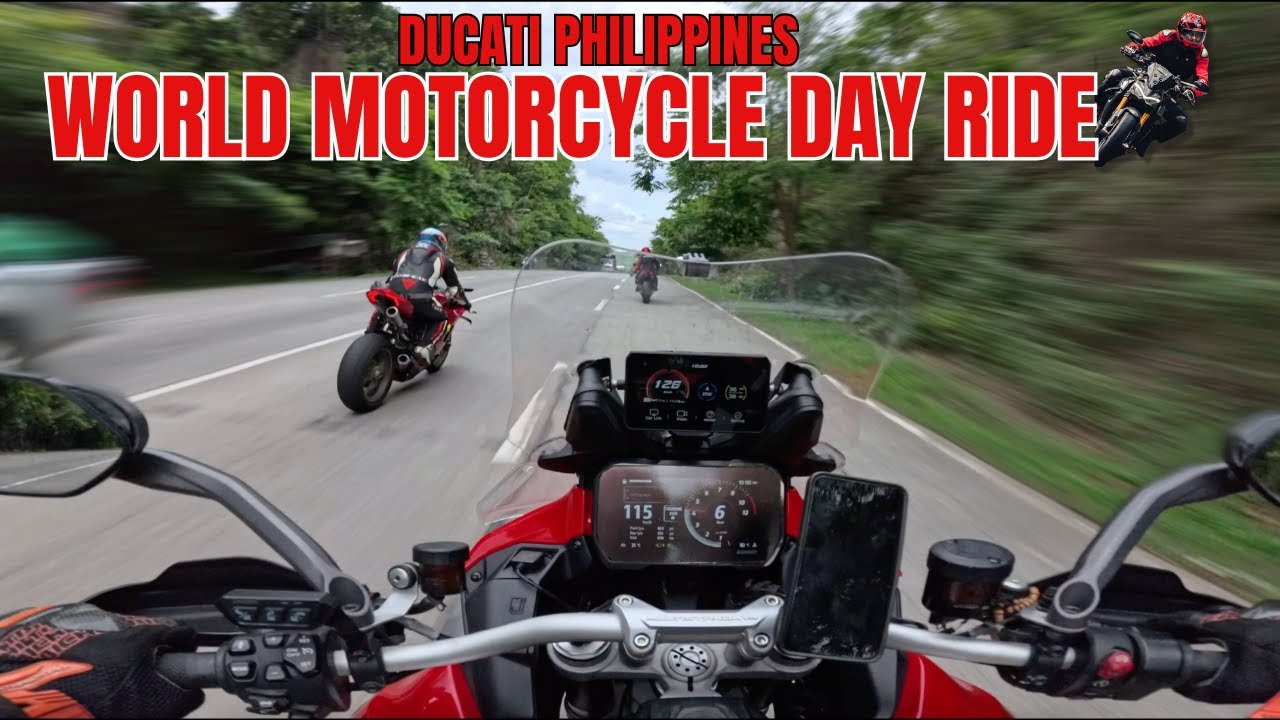WORLD MOTORCYCLE DAY II DUCATI COMMUNITY RIDE TO MARILAQUE - YouTube