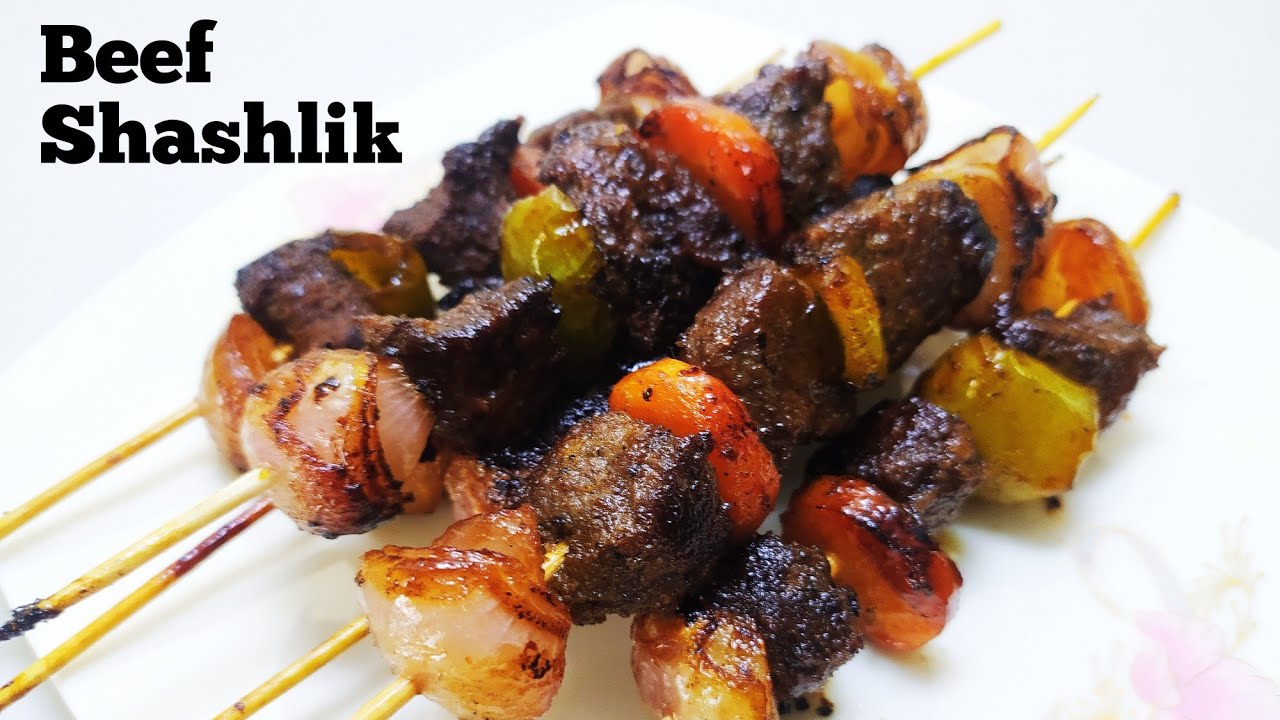 Beef shashlik | Shashlik recipe | How to make beef shashlik | Easy beef ...