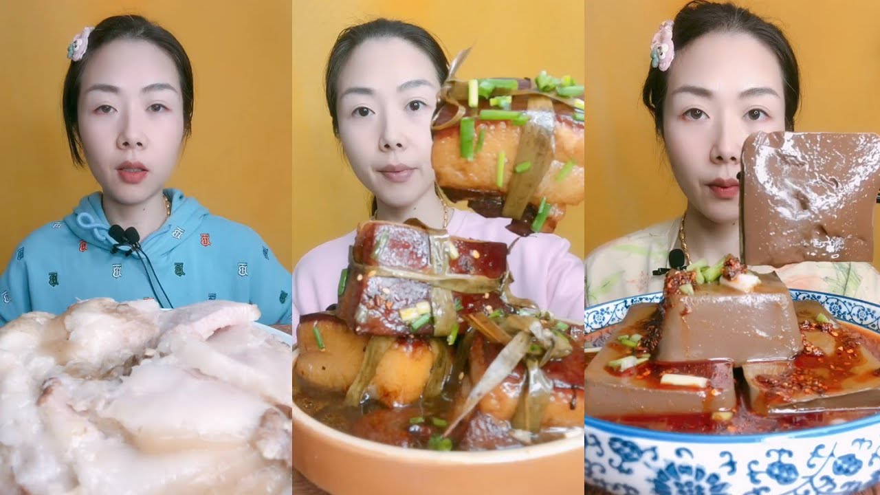 Eating Challenge: Eating pork braised pork belly beef 🍖🍖🍖#belly #meat # ...