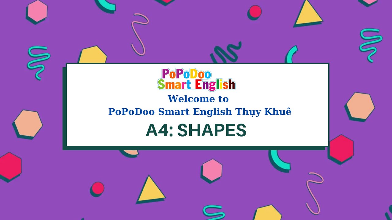 [English for kids] - A4: Topic: Shapes (Part 1) - YouTube