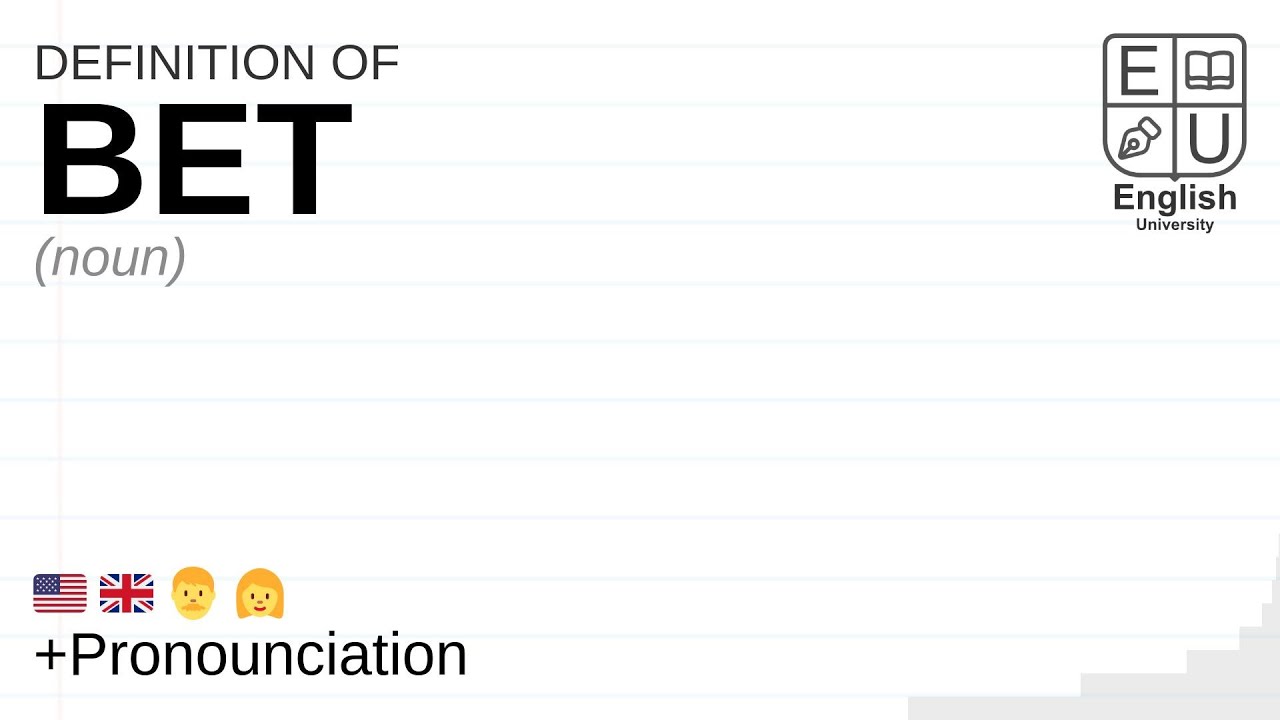 BET Meaning Definition Pronunciation What Is BET How To Say BET bet-meaning-definition-pronunciation-what-is-bet-how-to-say-bet