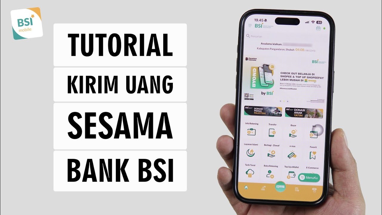 Cara Transfer BSI ke BSI Lewat Aplikasi BSI Mobile - YouTube