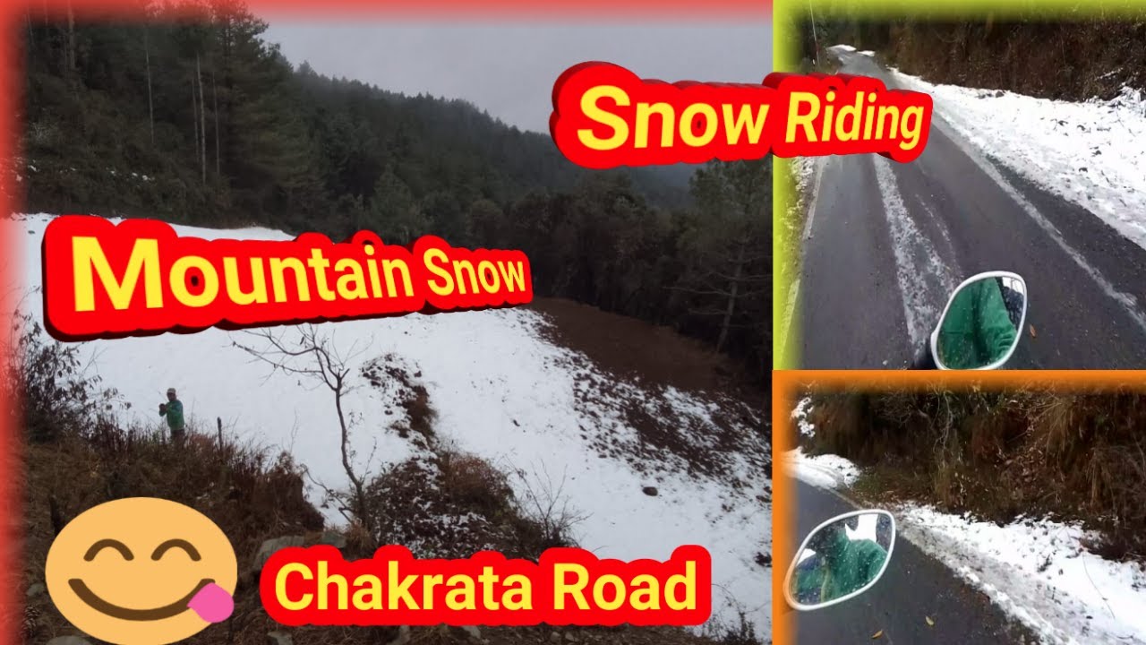 Mountain Snow || Chakrata Raod Snow || Uttarakhand Snow || Snowfall ...
