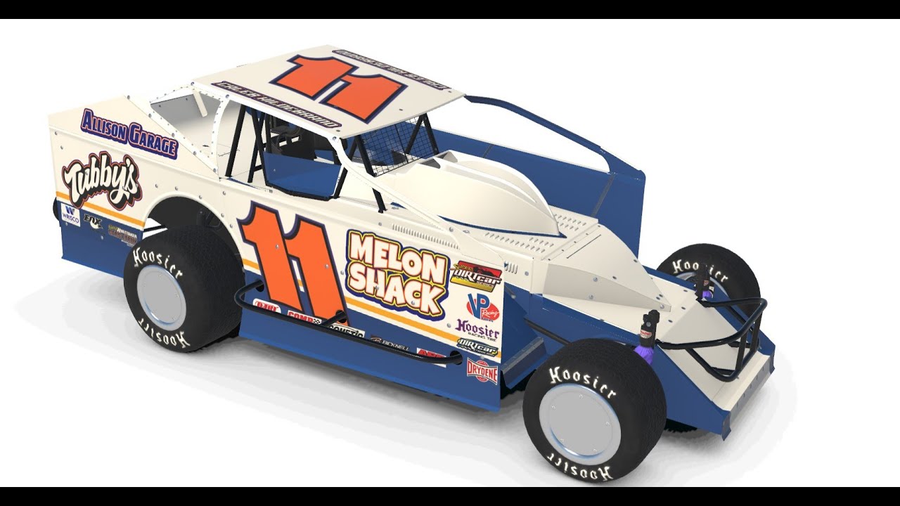 Iracing Big Block modified paint scheme for "Trading Paints" - YouTube