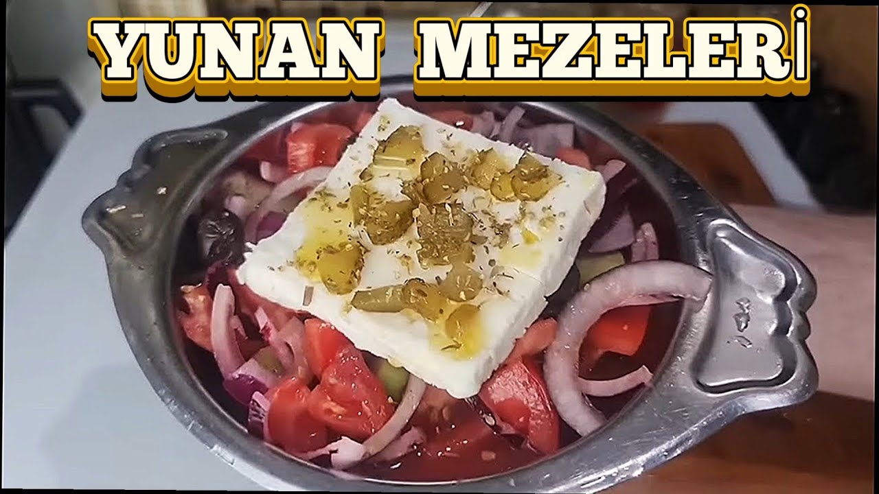 YUNAN MEZELERİ HORIATIKI - YUNAN ZEYTİN EZMESİ - AKDENİZ MAKARNASI ...
