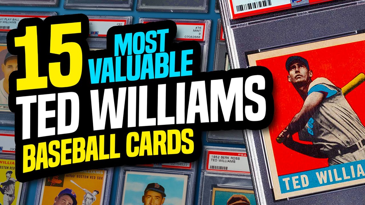Exposing the Shocking Market Value of the Top 15 Ted Williams Baseball ...