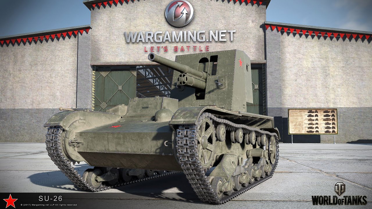 World of Tanks Arty Su-26 mastery 1v2 - YouTube
