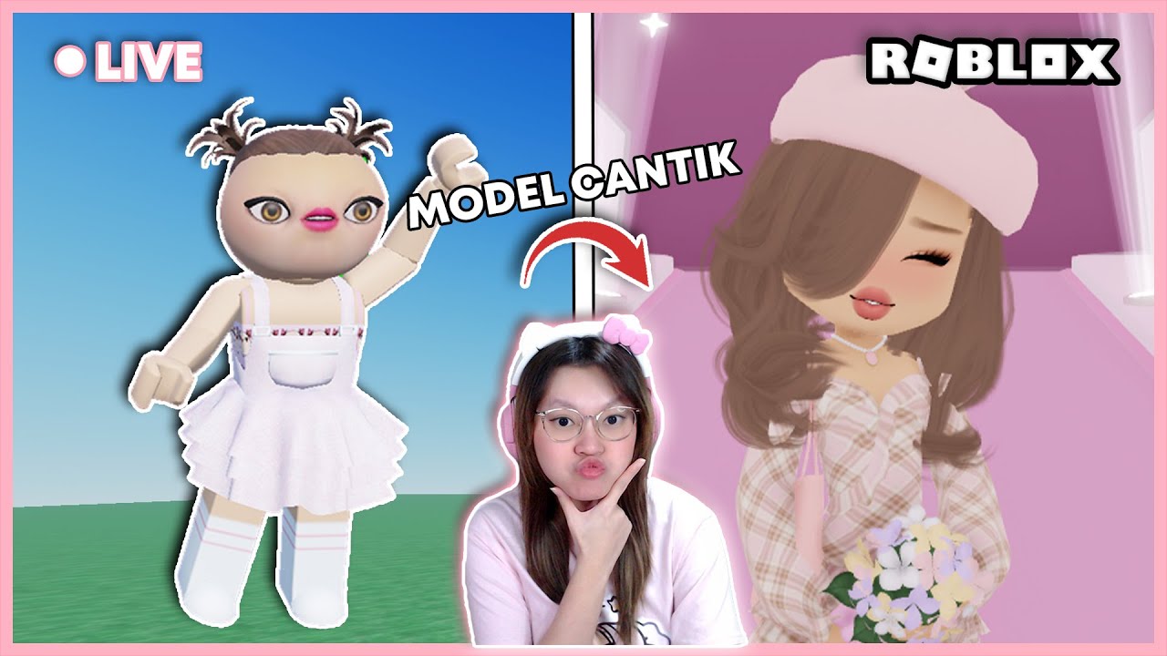 MUKA LEGEND JADI CEWEK PALING GEMOY DAN CANTIK ?!! [IT GIRL ROBLOX ...