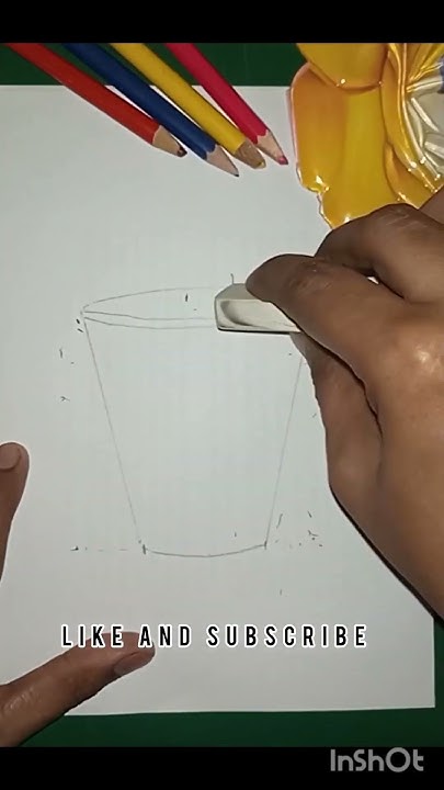 how to draw bucket|how to draw pail|easy basket drawing - YouTube