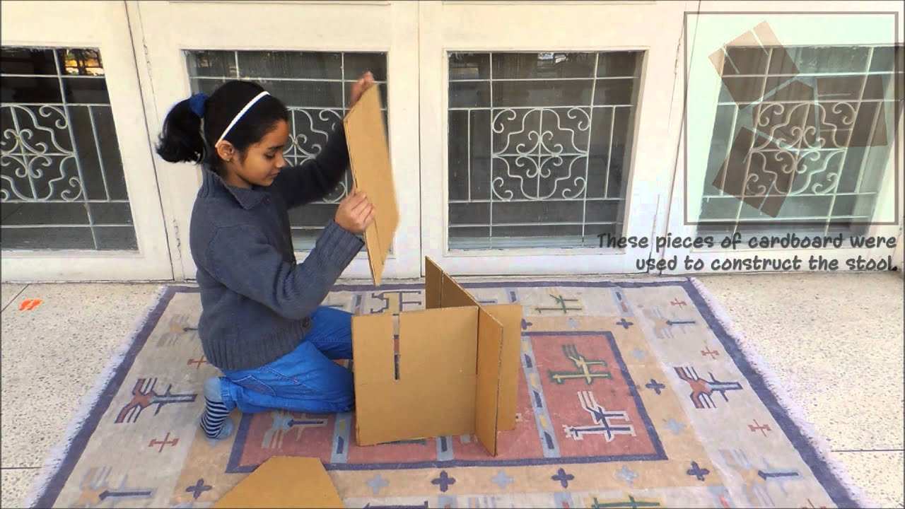 Socially Responsible Engineering: A Cardboard Stool - YouTube