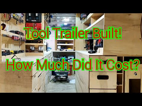 Tool Trailer Build Cost!! Time and Materials! - YouTube