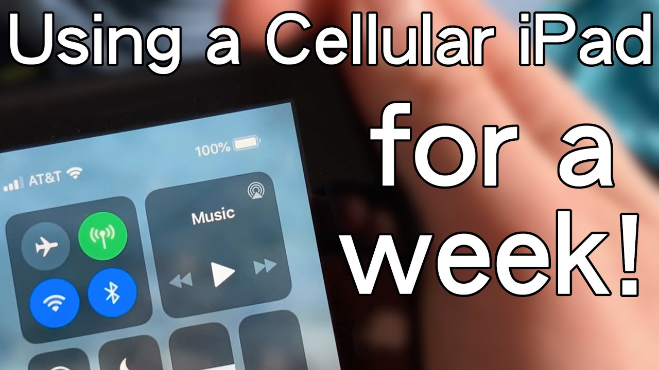 Using a Cellular iPad for a week | It's not too bad! - YouTube