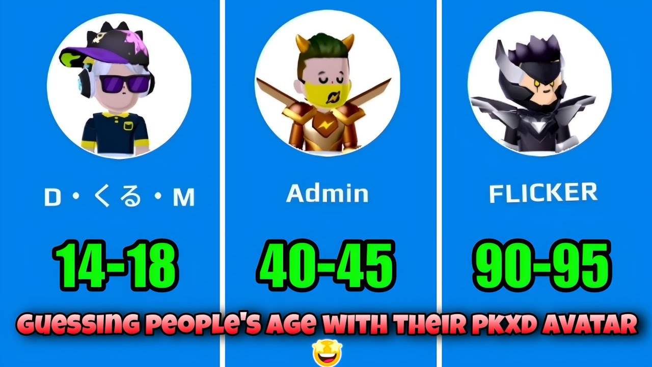Guessing People's Age With Their PK XD Avatars! 🤩💖 PART 2 - YouTube