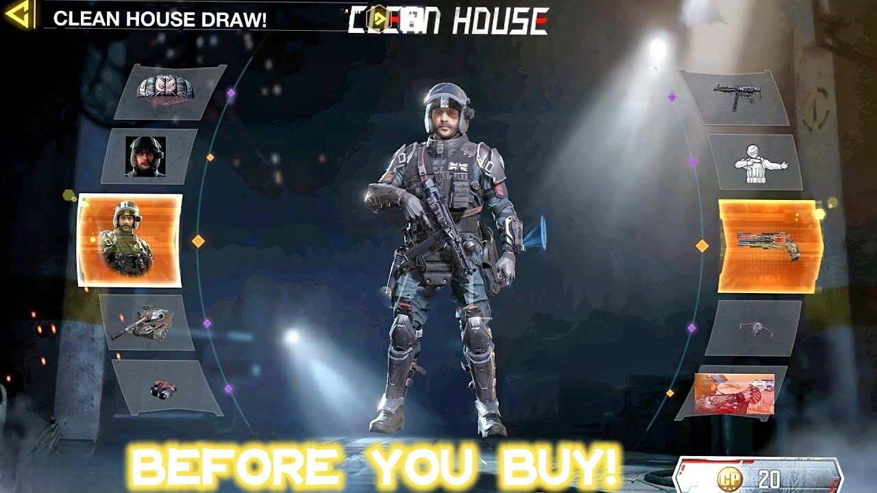 CLEAN HOUSE DRAW CODM! PRICE COUNTER-TERROR & LEGENDARY J358 - HEAVY ...