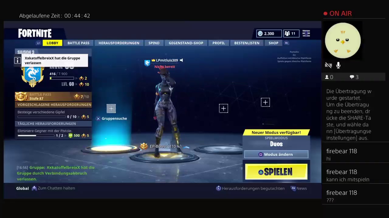 Fortnite Dou Gameplay - YouTube