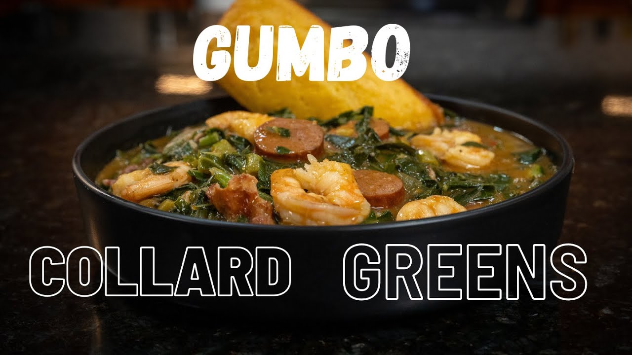 Gumbo Collard Greens 🍁 A New Twist for The Season! Perfect for The ...