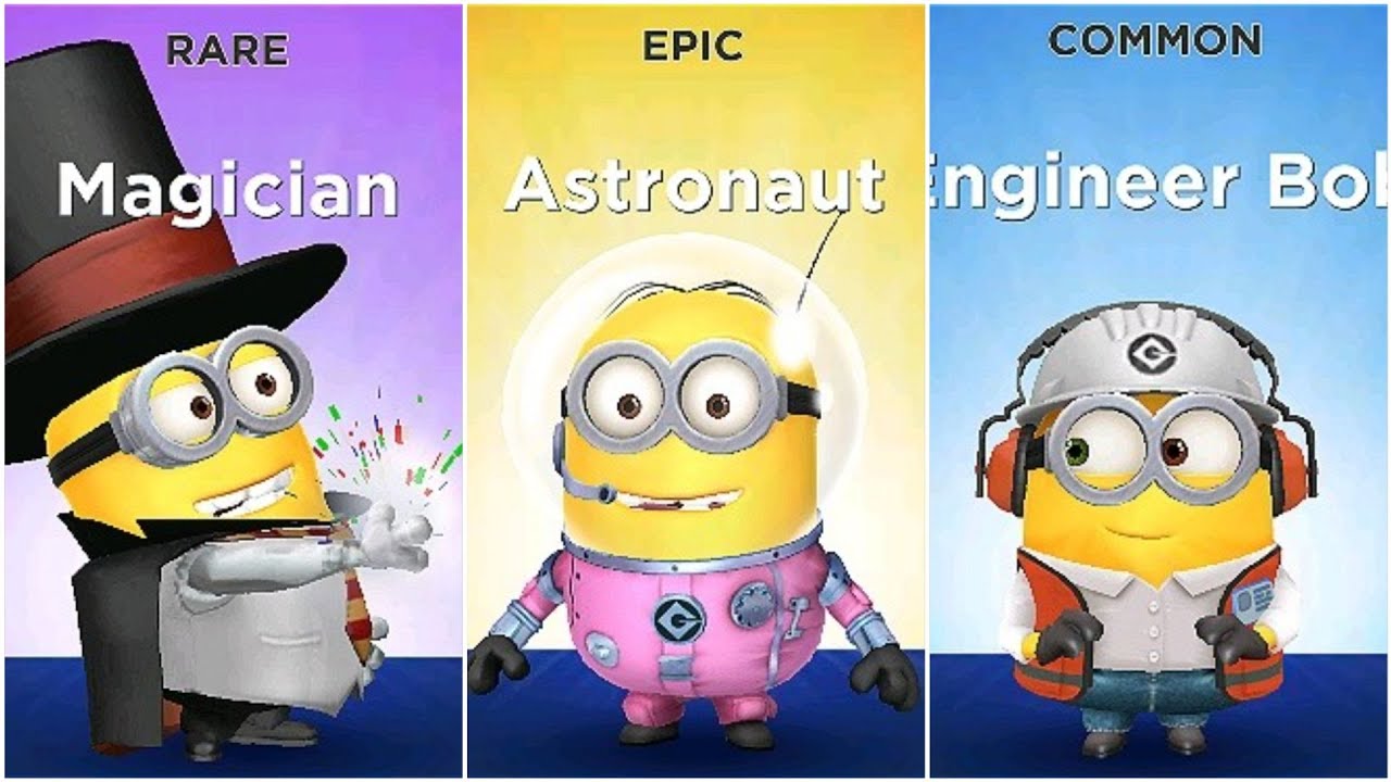 Minion Rush Magician VS Astrinaut VS Engineer Bob - YouTube