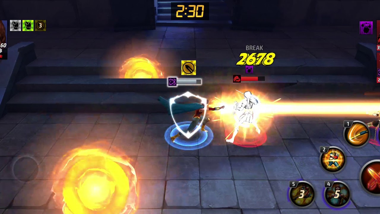 Quasar Vs Shadowland Female relay - Marvel Future Fight - YouTube