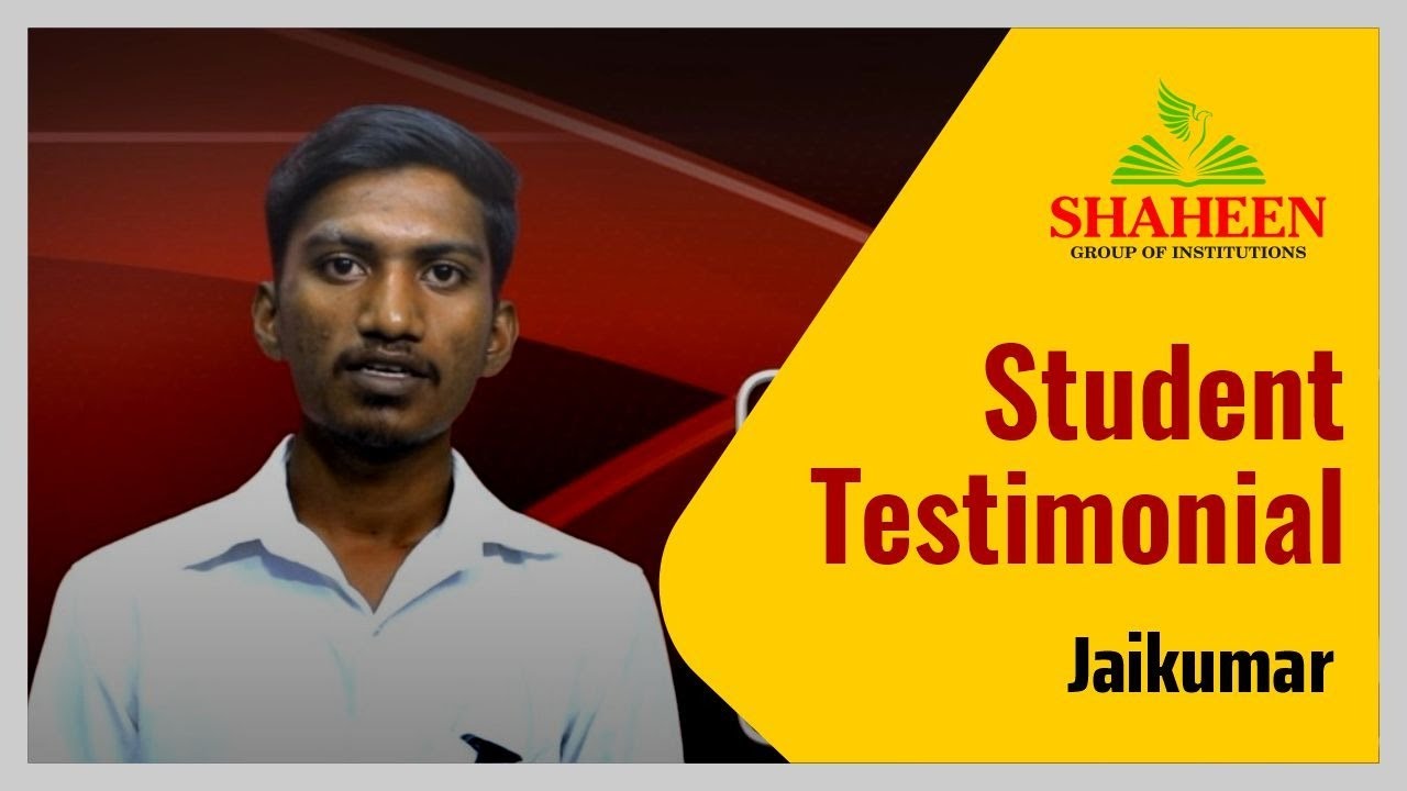 Jaikumar | Student Testimonial Video - YouTube