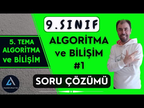 Algoritma ve Bilişim Soru Çözümü  | 9.Sınıf Matematik | Yeni Müfredat 2025