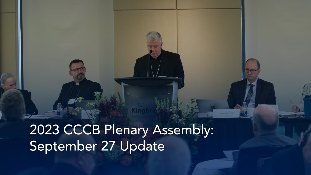 2023 CCCB Plenary Assembly: September 27 Update - YouTube