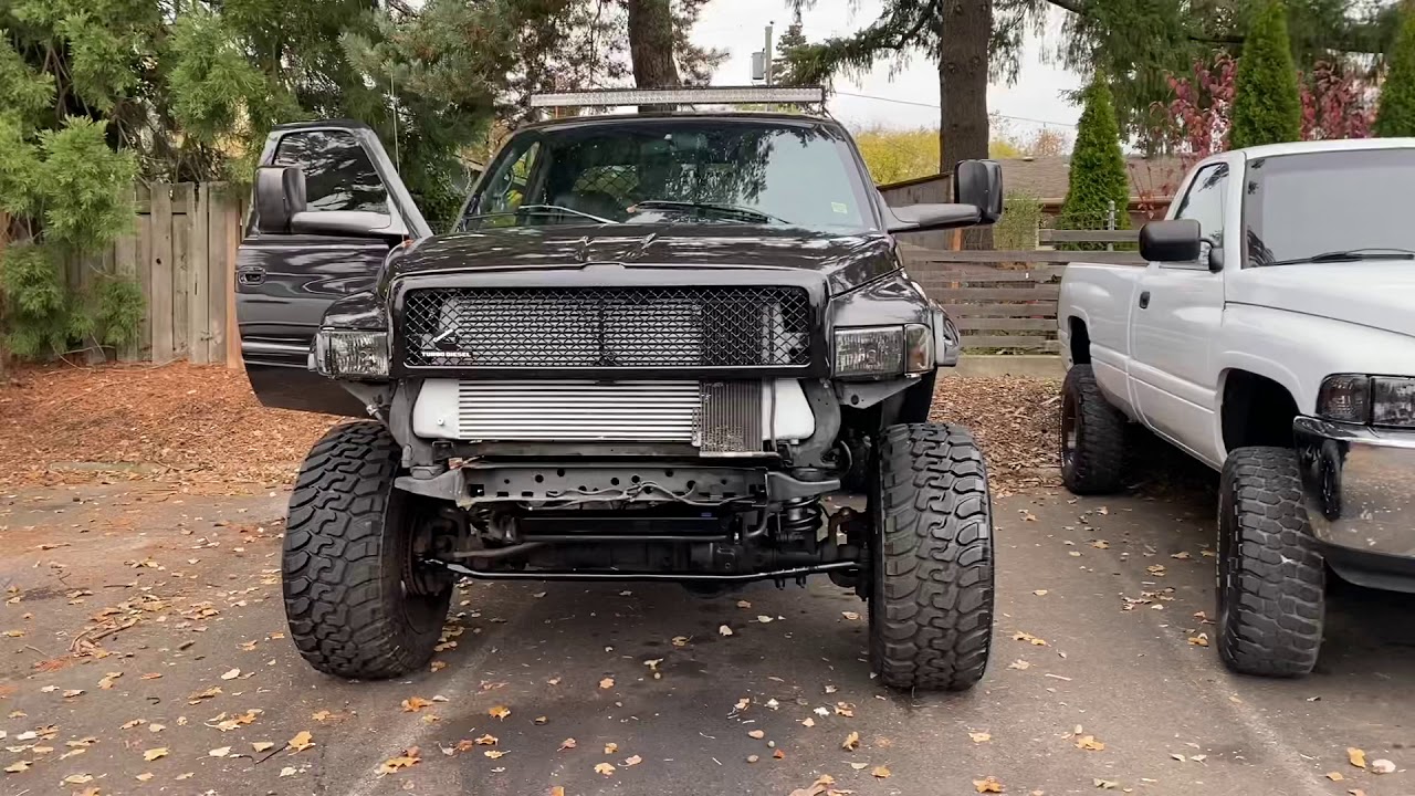 4th gen interior swap in 2nd gen Cummins (part 1) - YouTube