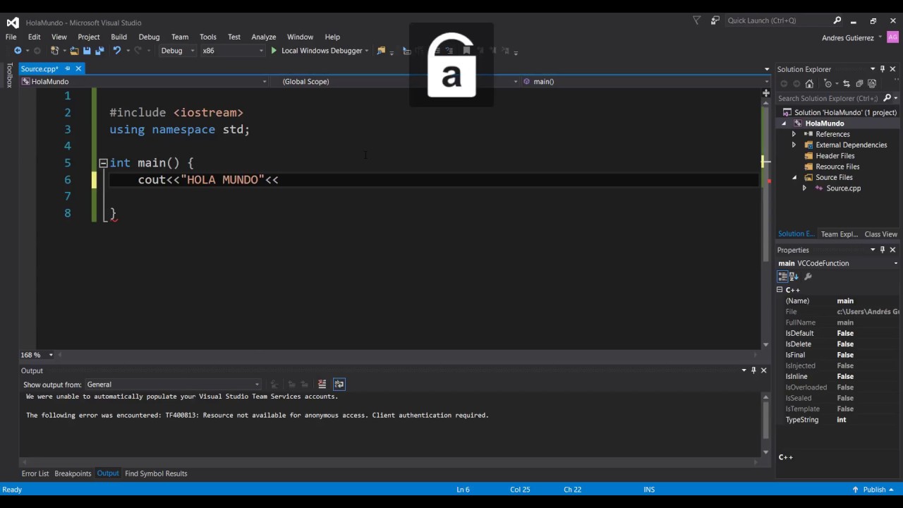 Hola Mundo en C++ - YouTube