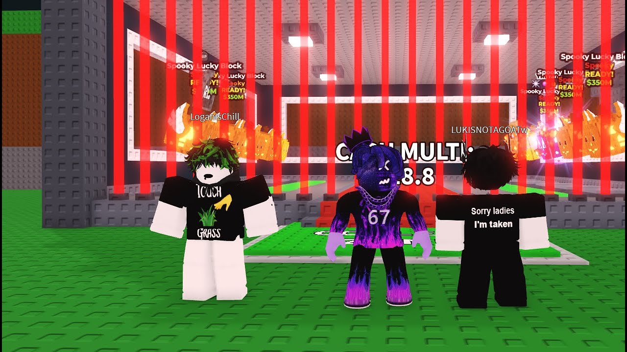 Spooky block opening plus regular lucky blocks - YouTube