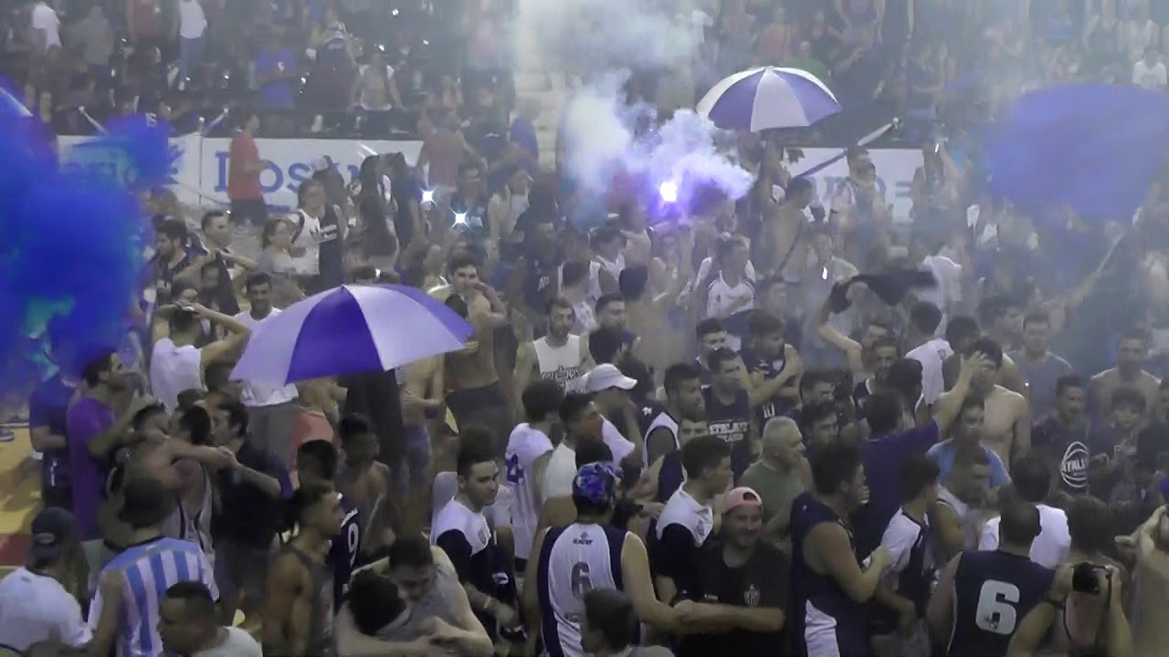 Final del partido y festejo Azul - YouTube