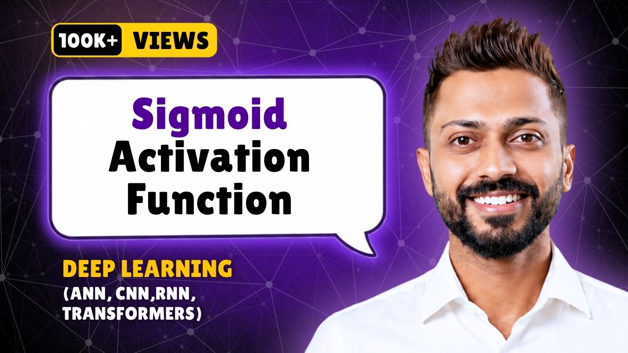 Sigmoid Activation function | Artificial Neural Network - YouTube
