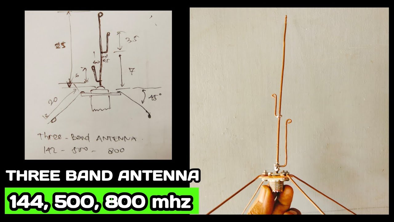 Three Band Antenna - YouTube