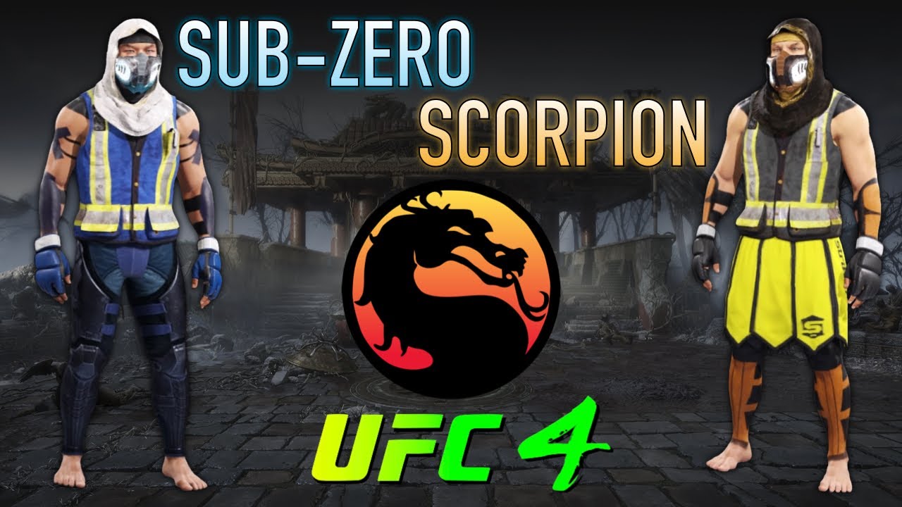 How to create Scorpion and Sub-Zero || UFC 4 CAF Formulas - YouTube