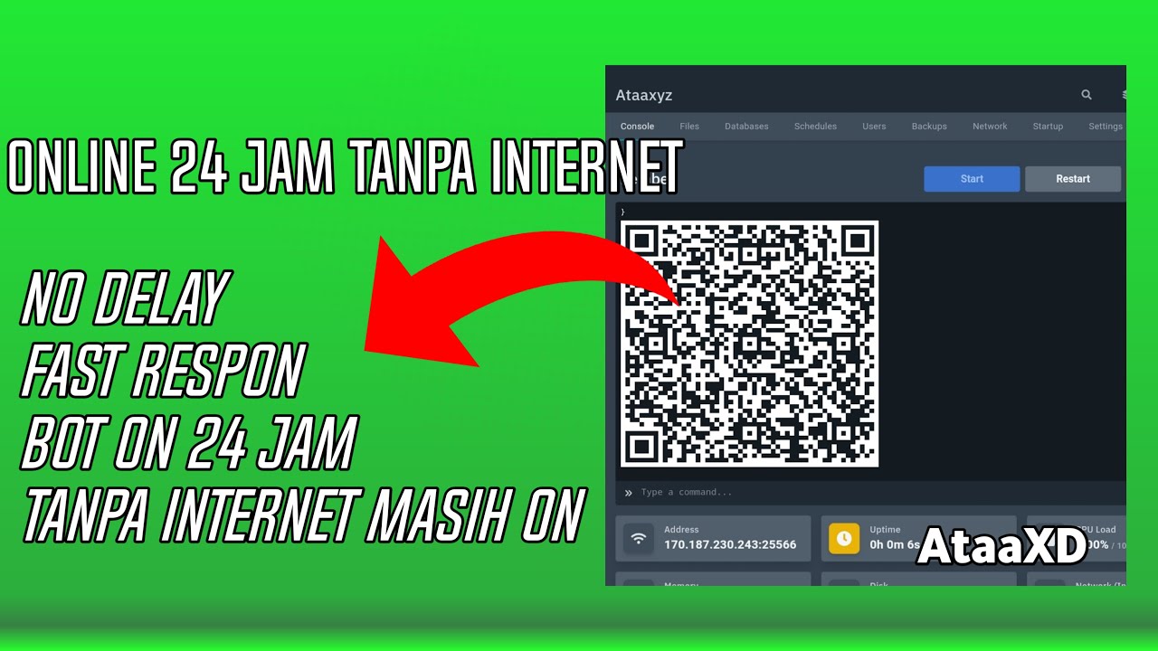 🔴CARA RUN BOT WA 24 JAM ON DI PANEL | PANEL BOT WA - YouTube