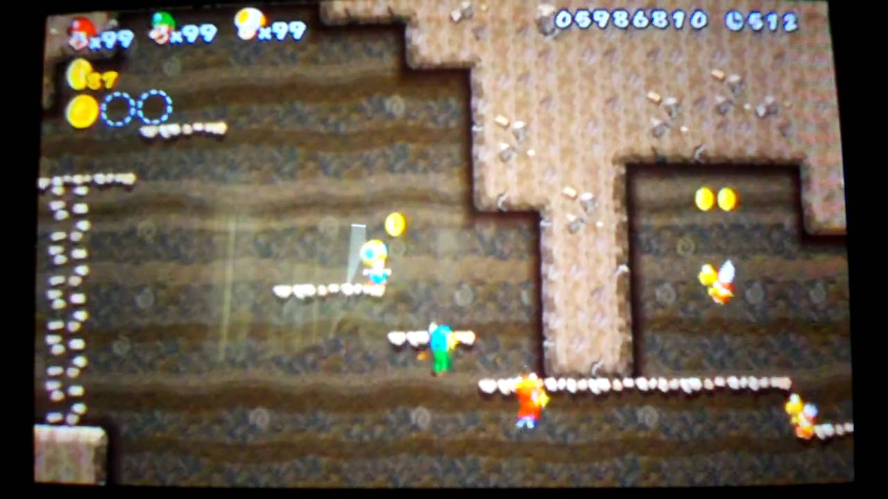 New Super Mario Bros Wii Multiplayer Walkthrough: World 6-1 - YouTube