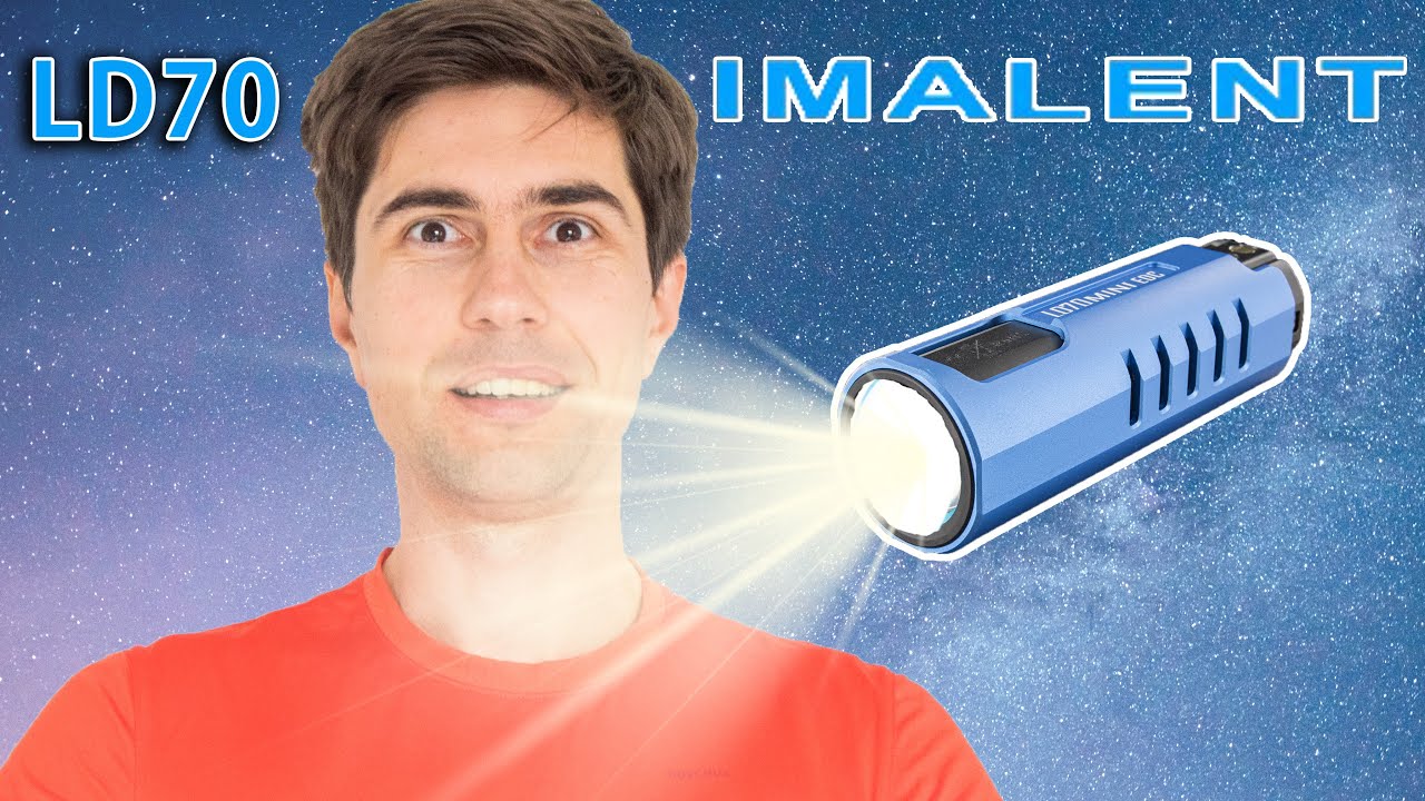 Imalent LD70 Mini Flashlight: Small Size, Big Light - Rainproof and 4000 Lumens! - YouTube