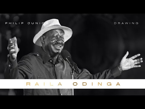 Drawing Raila Odinga (Step by Step) - YouTube