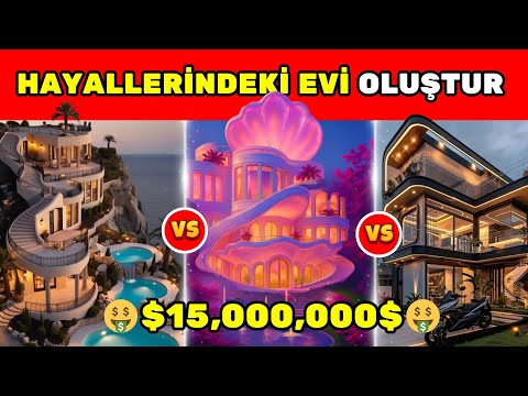 15 MİLYON DOLARLIK EVİNİ TASARLA 🤑🏠✨ HANGİSİNİ SEÇERDİN🤔 HAYALİNDEKİ EVİ TASARLA🏰 