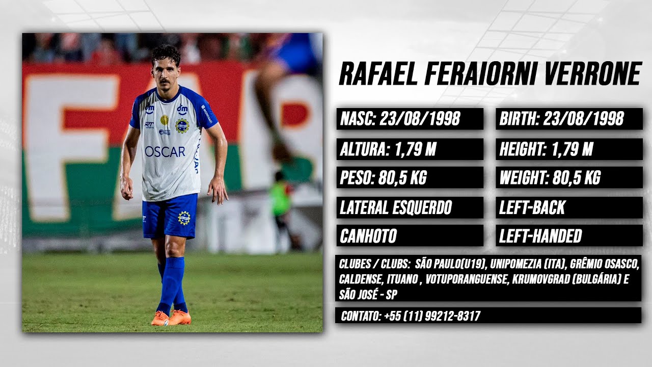 Rafael Verrone - Lateral esquerdo - YouTube